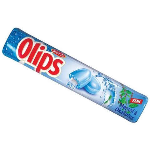 Olips Бонбони за гърло с вкус на ментол и евкалипт х28 грама