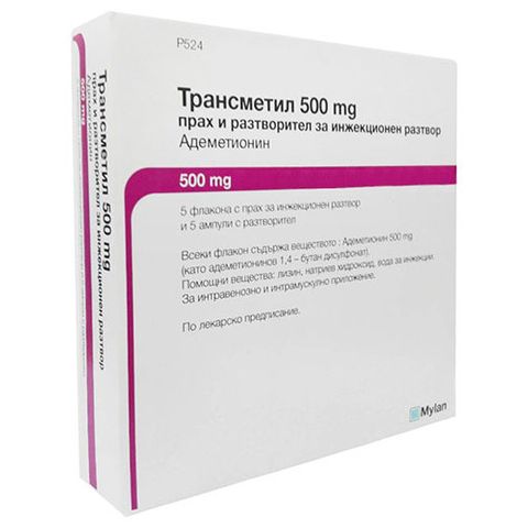 Трансметил 500 mg прах и разтворител за инжекционен разтвор х1 ампула