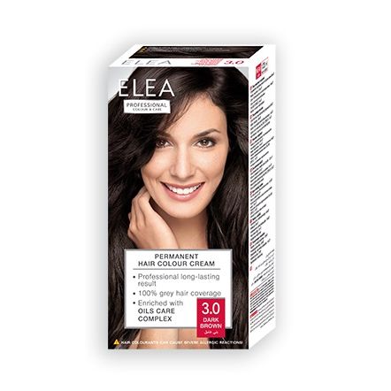 Elea Professional Боя за коса, цвят 3,0