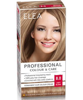 Elea Professional Боя за коса, цвят 8,0