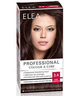 Elea Professional Боя за коса, цвят 3,4
