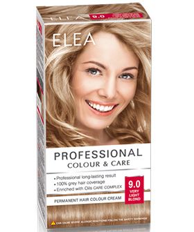 Elea Professional Боя за коса, цвят 9,0