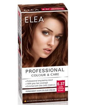Elea Professional Боя за коса, цвят 6,37