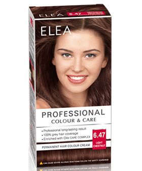 Elea Professional Боя за коса, цвят 6,47