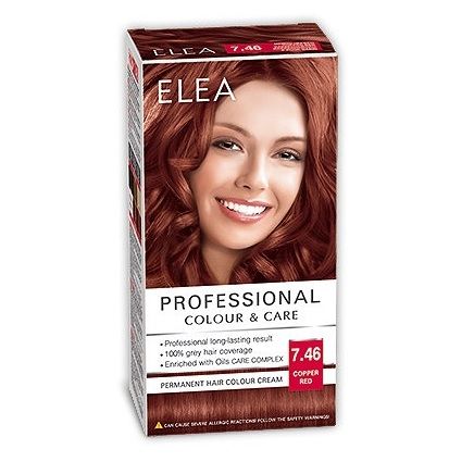 Elea Professional Боя за коса, цвят 7,46