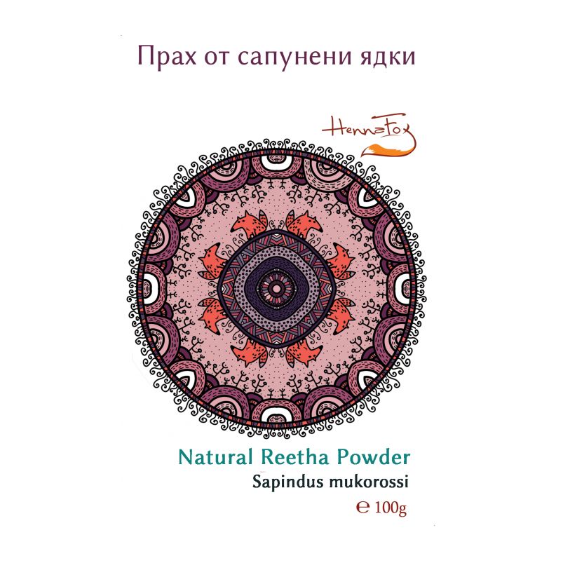 Henna Fox Прах от сапунени ядки х100 грама