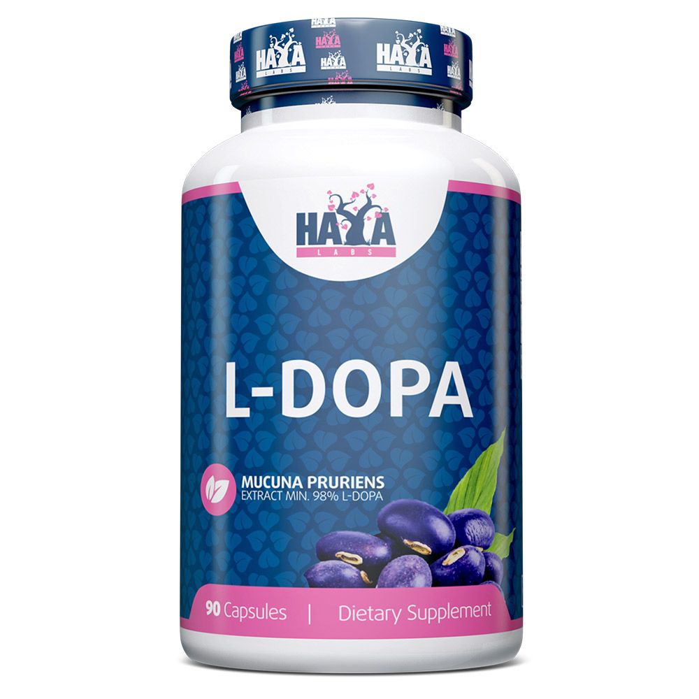 Haya Labs L-Dopa Мукуна Пруриес Екстракт х90 капсули