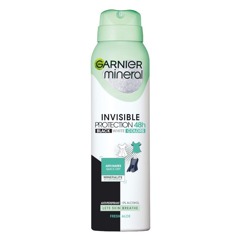 Garnier Mineral Invisible Дезодорант против изпотяване за жени x150 мл