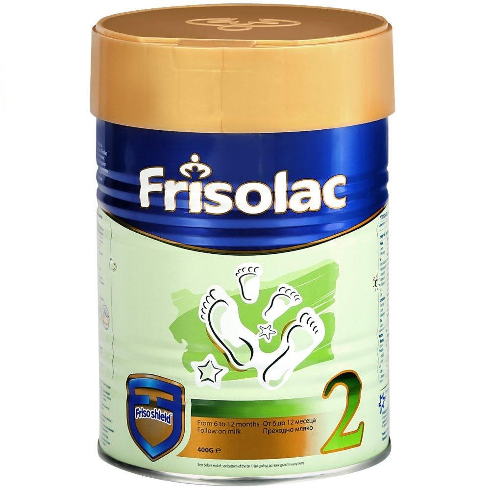 Frisolac 2 Мляко за кърмачета от 6 до 12 месечна възраст x 400гр