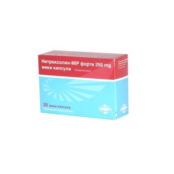 Нитроксолин-Форте 250 мг x30 меки капсули