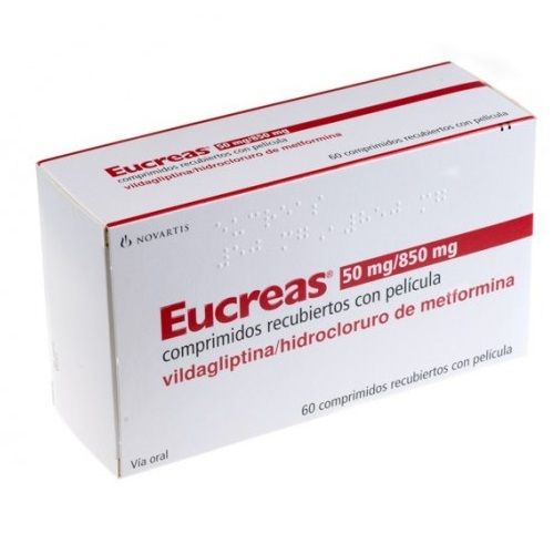 Еукреас 50 mg/850 mg х60 филмирани таблетки