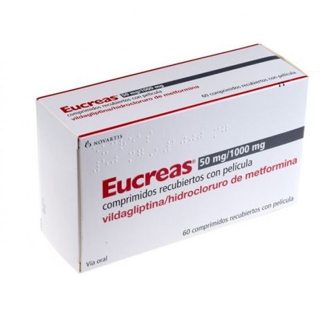 Еукреас 50 mg/1 000 mg х60 филмирани таблетки