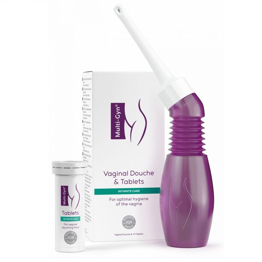 Multi-Gyn vaginal Douche Commipack Вагинален душ x1 брой + ефервесцентни таблетки за интимна ...