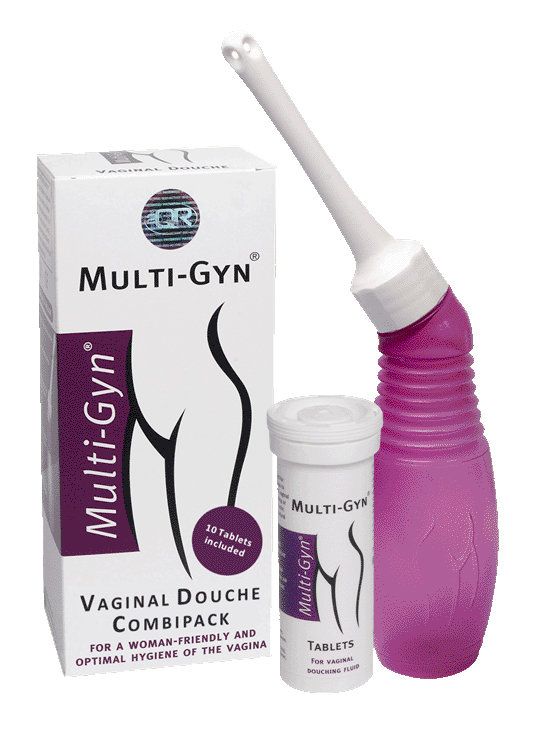 Multi-Gyn vaginal Douche Commipack Вагинален душ x1 брой + ефервесцентни таблетки за интимна ...