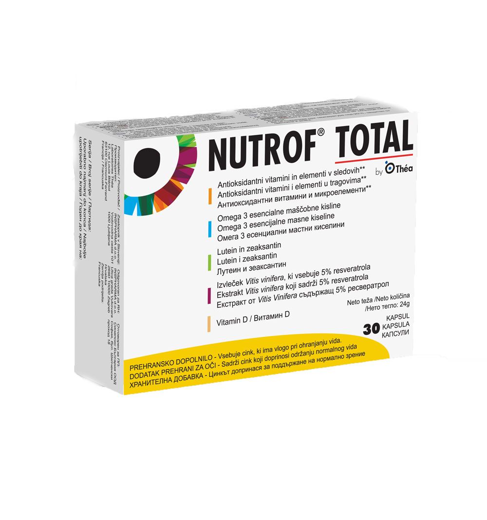 Thea Nutrof Total за добро зрение х30 капсули