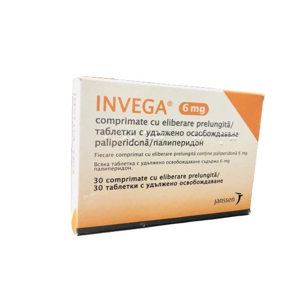 Инвега 6 mg х30 таблетки с удължено освобождаване