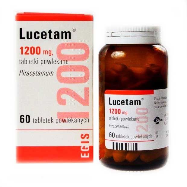 Луцетам 1200 мг x60 филмирани таблетки