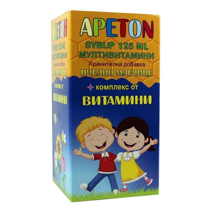 Апетон Сироп за деца за укрепване на организма х125 мл