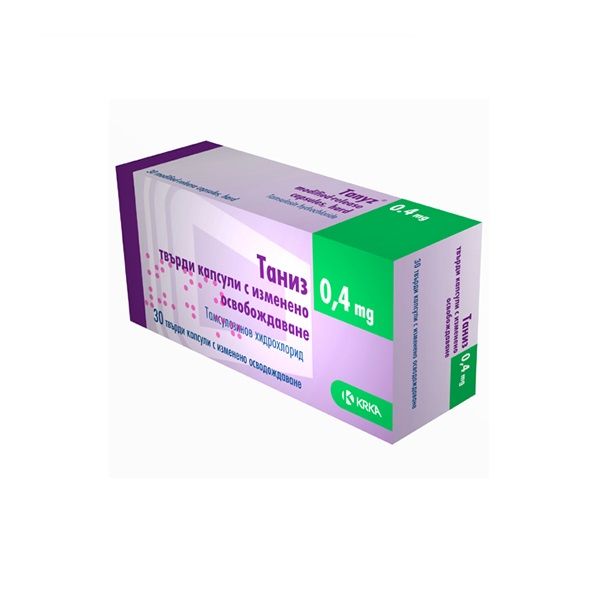 Таниз капсули 0,4 мг x30 броя