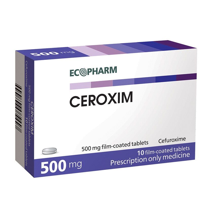 Цероксим 500 mg х10 таблетки