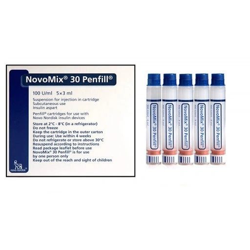 Инсулатард Penfill 100 IU/ml инжекционна суспензия в патрон х5 броя