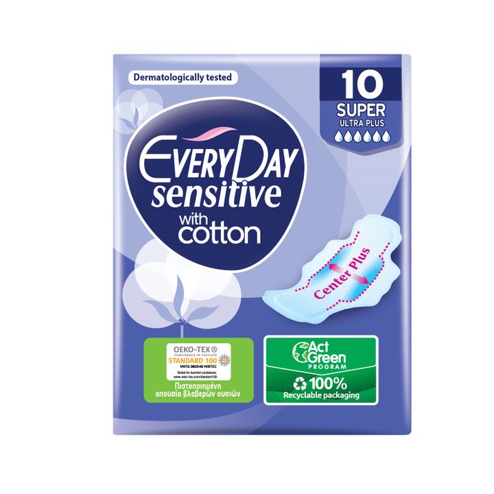 Everyday Sensitive Super Ultra Plus Дамски превръзки х10броя