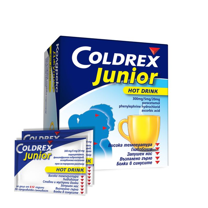 Coldrex, Колдрекс Junior при настинка и грип за деца от 6 до 12г
