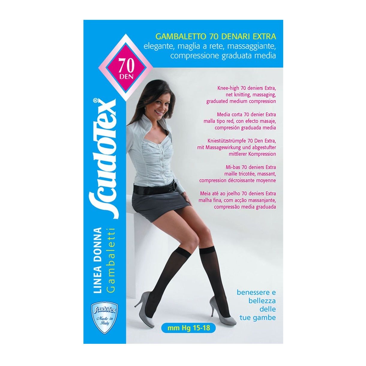 Scudotex Gambaletto 70 Дамски еластични чорапи със средна компресия ...