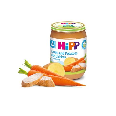 Hipp Био моркови и картофи с пиле след 4 месечна възраст х190 грама - 6264