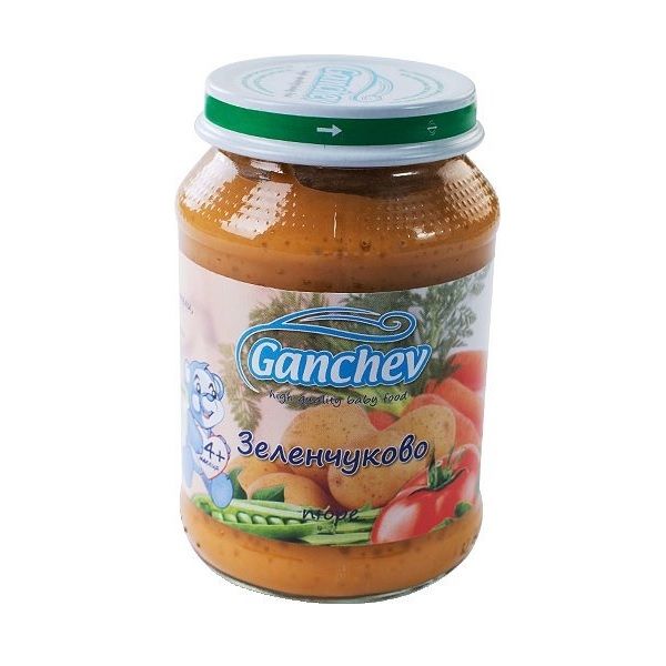 Ganchev Пюре зеленчуково над 4 месечна възраст x190 грама