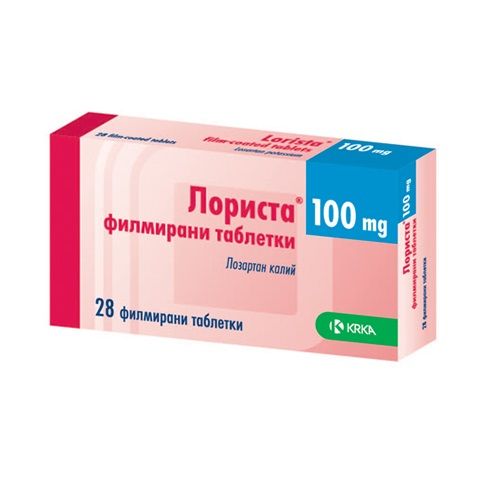 Лориста таблетки 100 мг x28 броя