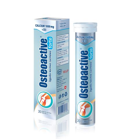 Osteoactive Forte За здрава костна система x20 ефервесцентни таблетки