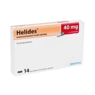 Хелидес 40 mg х14 стомашно-устойчиви капсули, твърди
