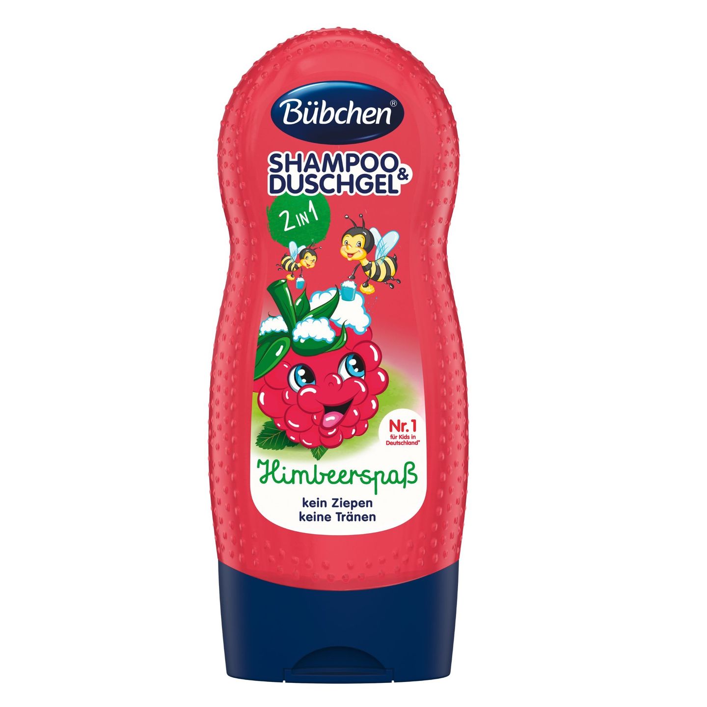 Bubchen Детски шампоан за коса и тяло - Малина x230 мл