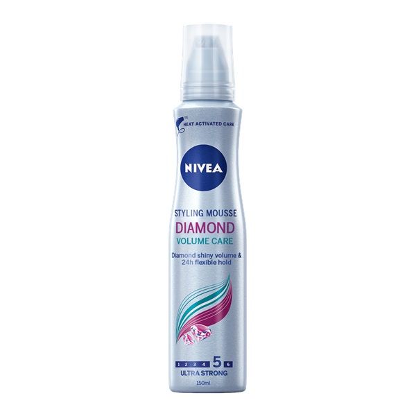 Nivea Diamond Volume Пяна за коса за блясък и обем х150 мл