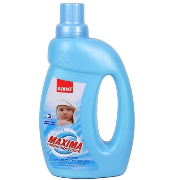 Sano Maxima Fabric Softener Ultra Fresh Омекотител за бебешки дрехи x2 ...