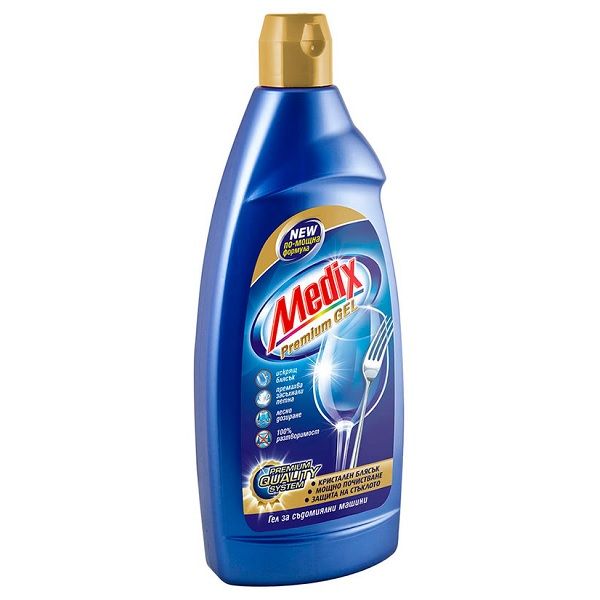 Medix Premium Gel Гел за съдомиялни машини x600 мл
