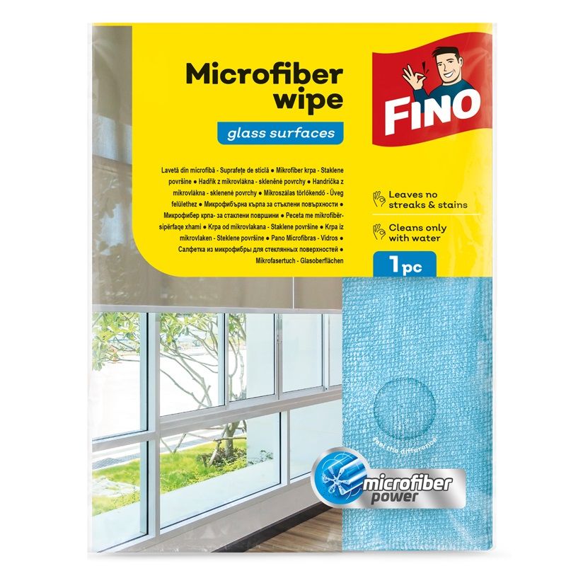 Fino Microfibre Power Микрофибърна кърпа за стъкла x1 брой