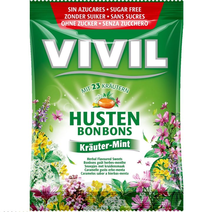 Vivil Mint Бонбони с билки х80 грама