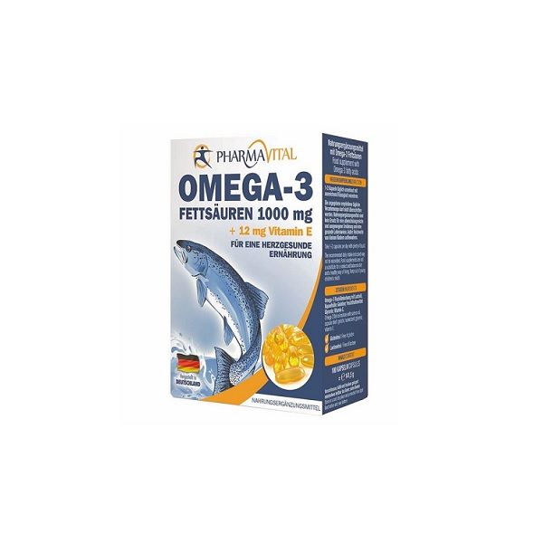 Pharmavital Omega 3 Мастни киселини и витамин Е 1000 мг х100 капсули