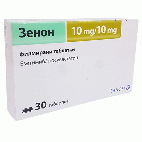 Зенон таблетки 10 мг/10 мг x30 броя