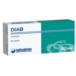 Диаб 80 mg х60 таблетки