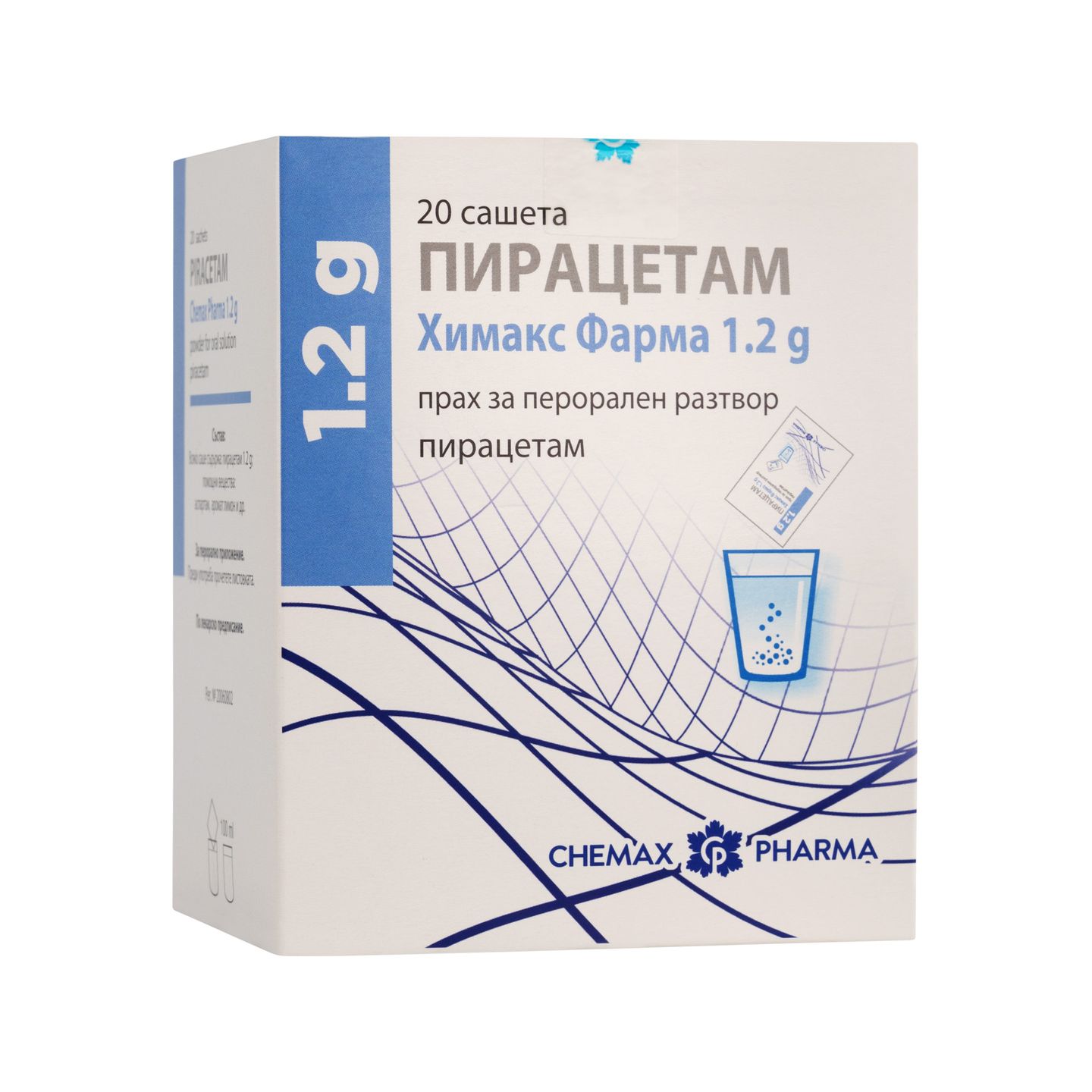 Пирацетам Химакс Фарма 1,2 g прах за перорален разтвор х20 сашета