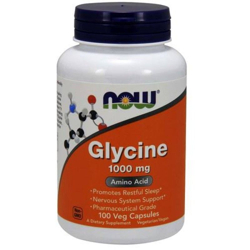 Now Foods Glycine 1000 мг х100 капсули