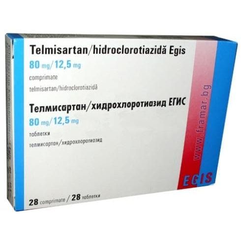 Телмисартан НСТ 80 мг /12,5 мг x30 таблетки