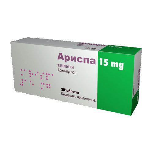 Ариспа таблетки 15 мг x30 броя