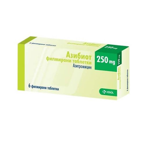 Азибиот таблетки 250 мг x6 броя