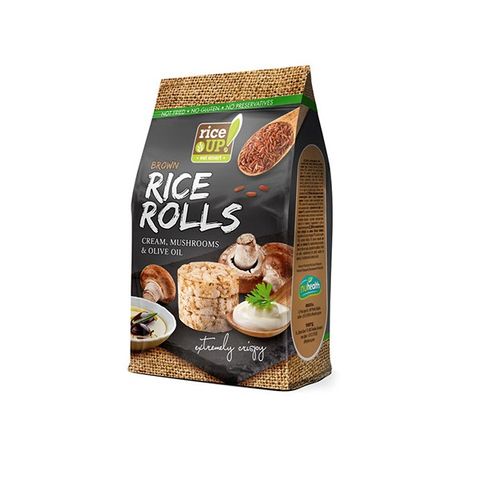 Rice Up Brown Rice Rolls Mushrooms, Cream & Olive Oil Мини оризовки от ...