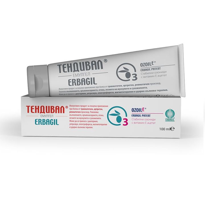 Erbagil Тендивал емулгел за ставни и мускулни болки х100 мл