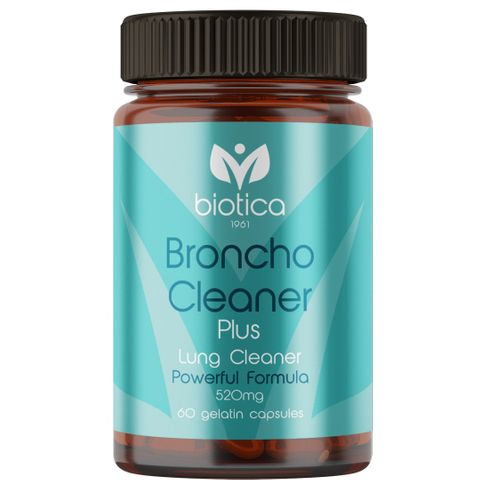 Broncho Cleaner Plus за естествено очистване на белия дроб 520 мг х60 ...
